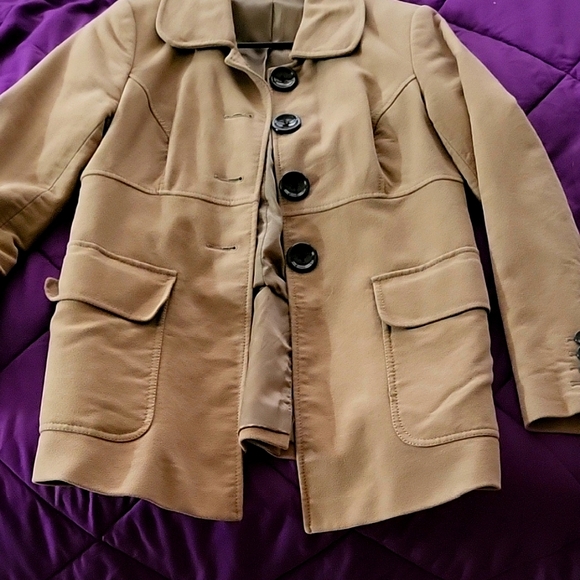 GAP | Jackets & Coats | Stylish Tan Buttonup Jacket | Poshmark